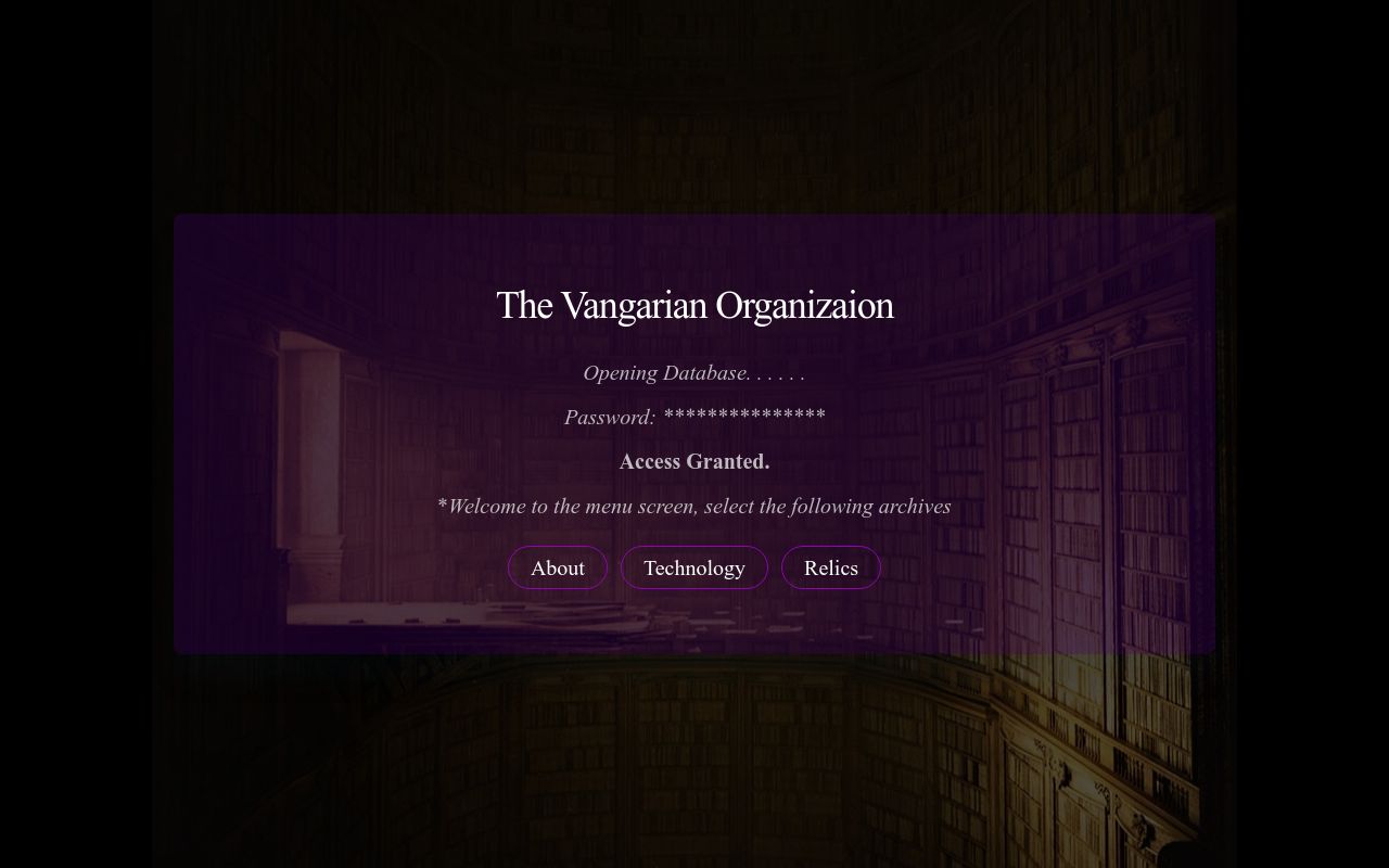 The Vangarian Organization